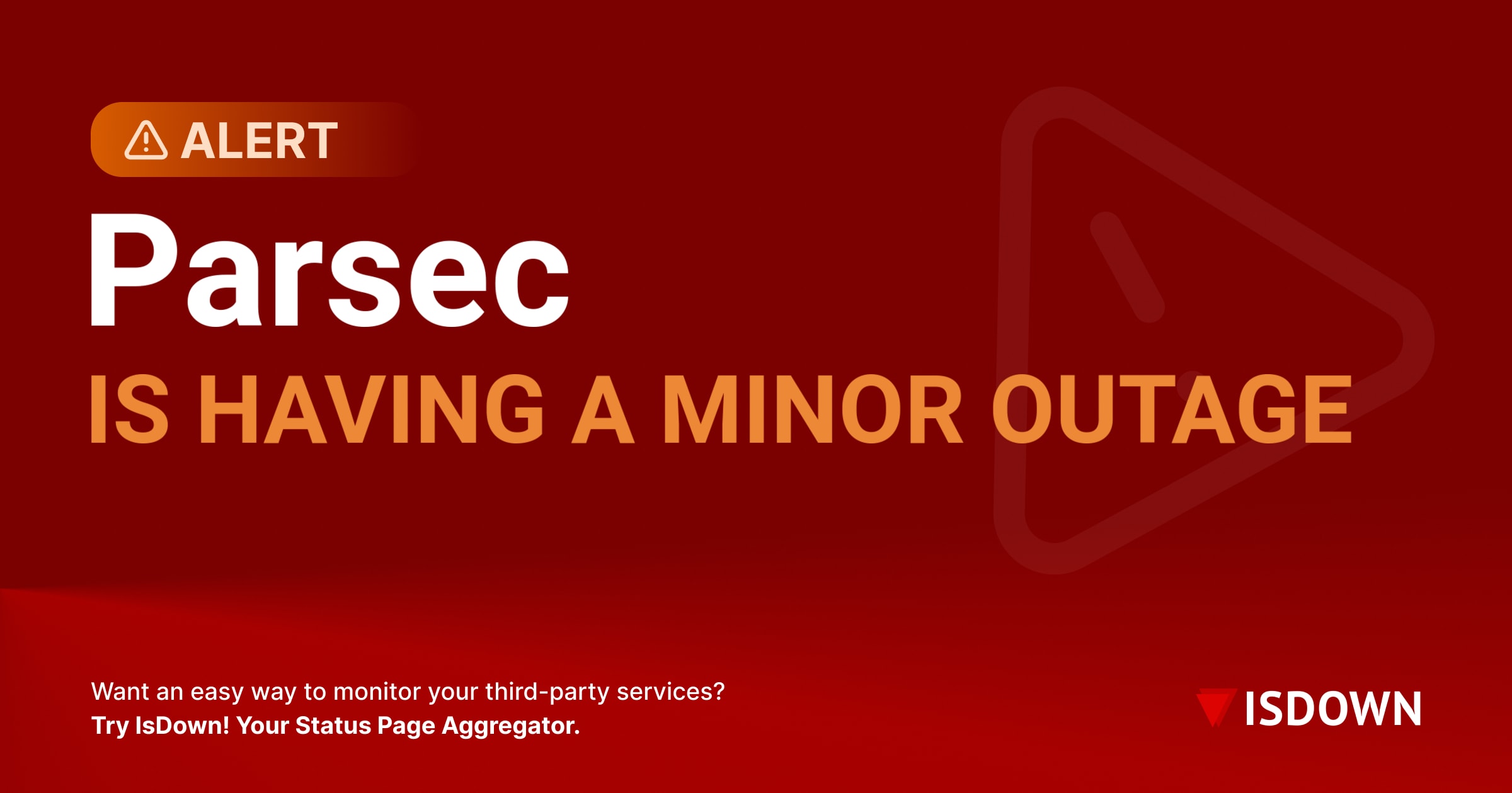 Is Parsec down? Check current status and problems | IsDown